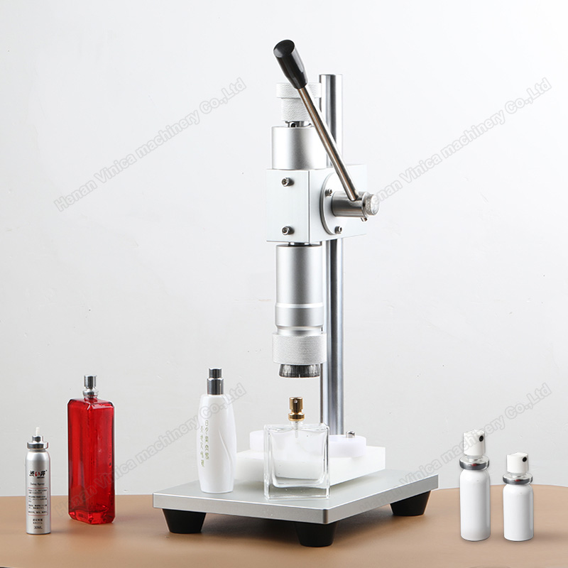 Double use Perfume crimping and collaring machine manual perfume bottle ...